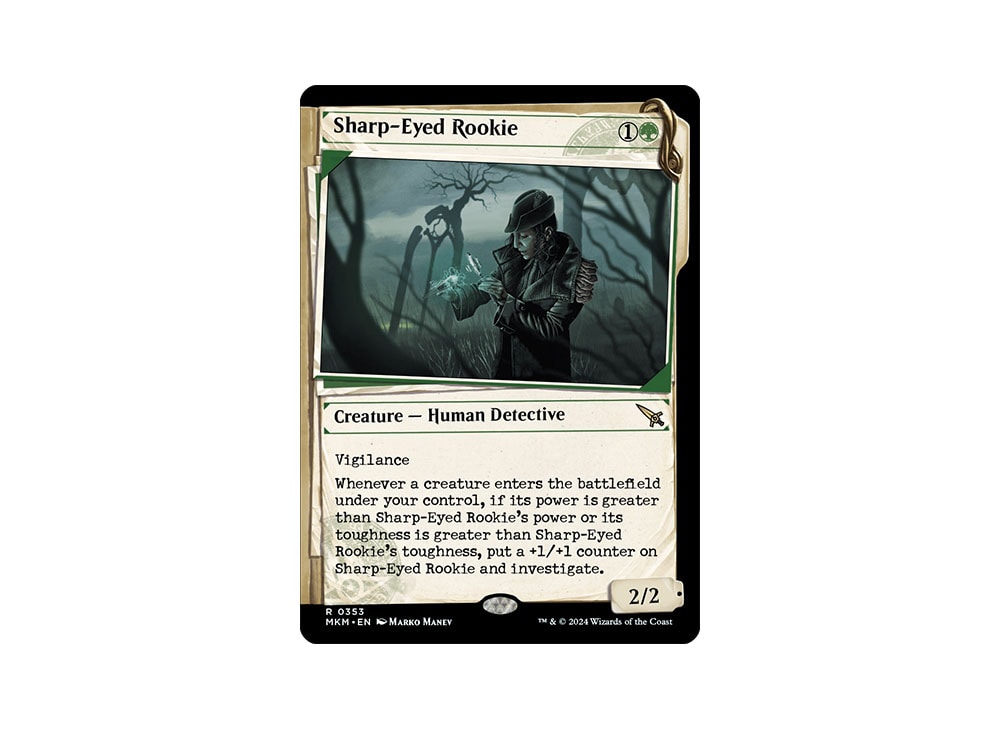 Sharp-Eyed Rookie R :Foil [MKM 0353] [EN](Murders at Karlov Manor ...