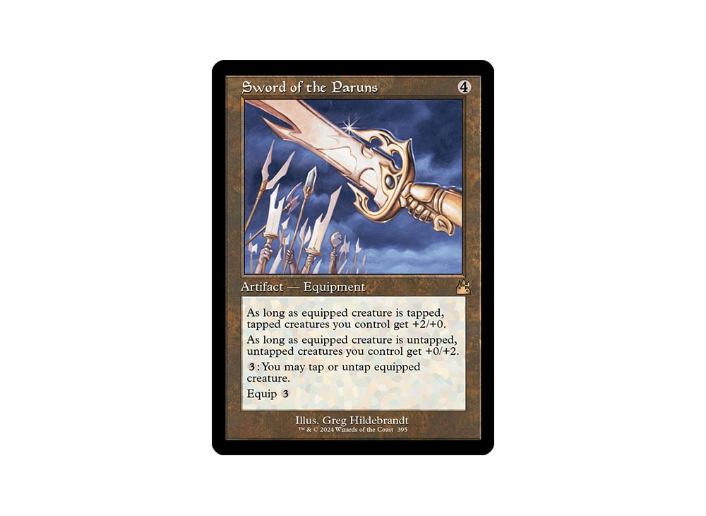Sword of the Paruns R :Foil :Retro Frame [RVR 395] [EN](Ravnica ...