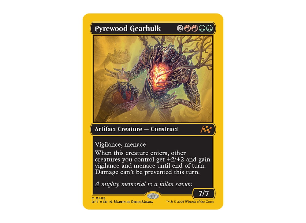 Pyrewood Gearhulk M :Foil [DFT 0488] [EN](Aetherdrift) | SNKRDUNK