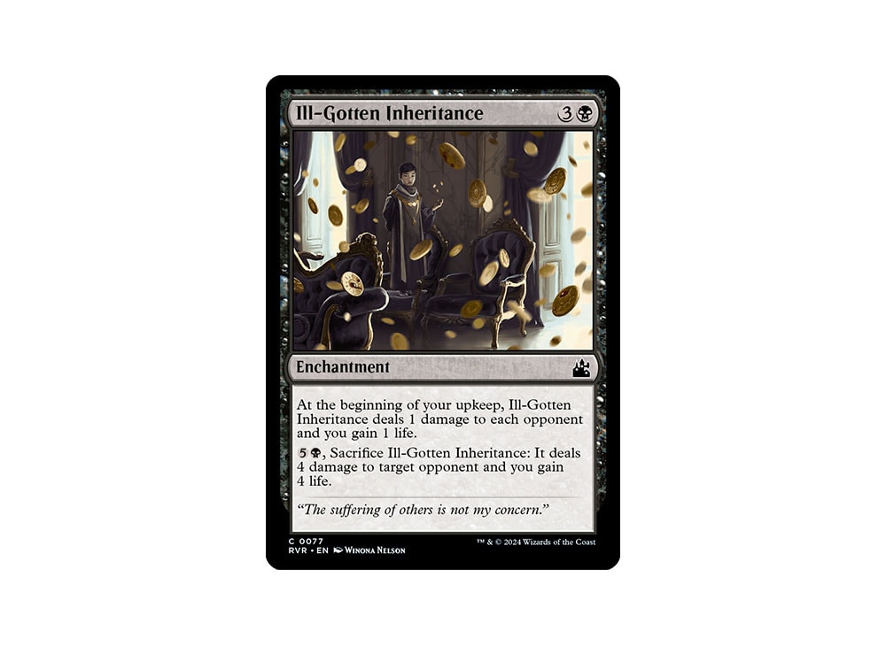Ill-Gotten Inheritance C :Foil [RVR 0077] [EN](Ravnica Remastered) | SNKRDUNK