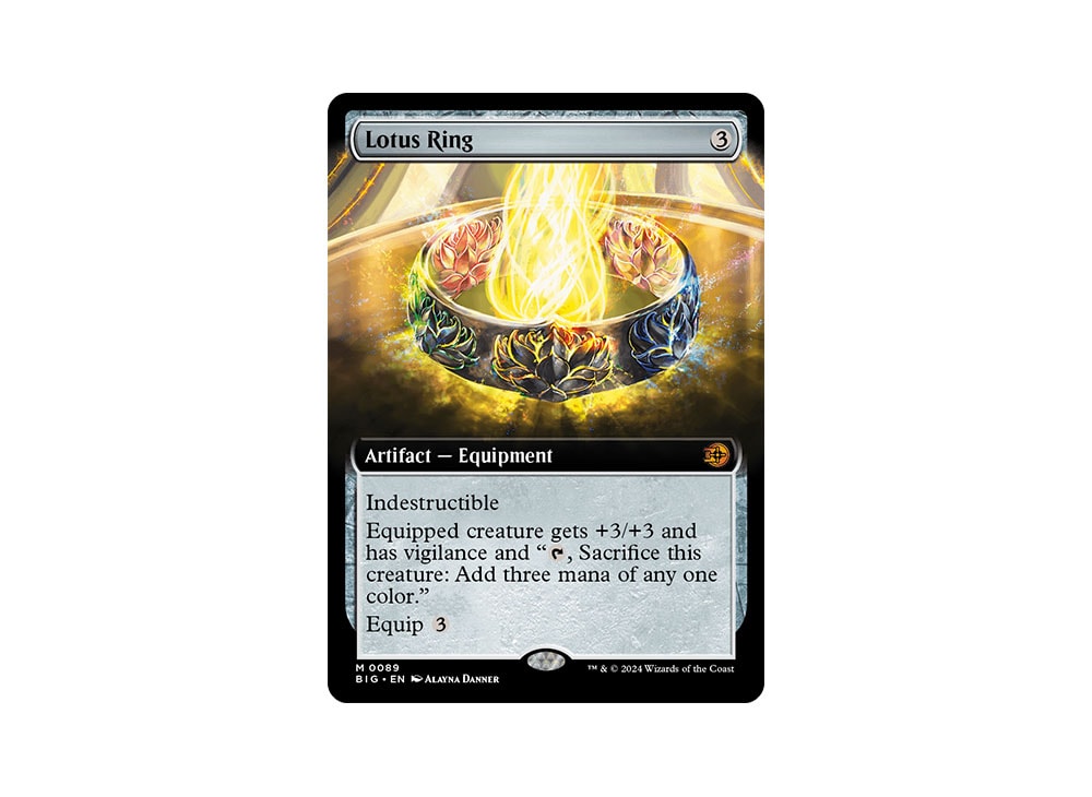 Lotus Ring M :Foil [BIG 0089] [EN](Outlaws of Thunder Junction) | SNKRDUNK