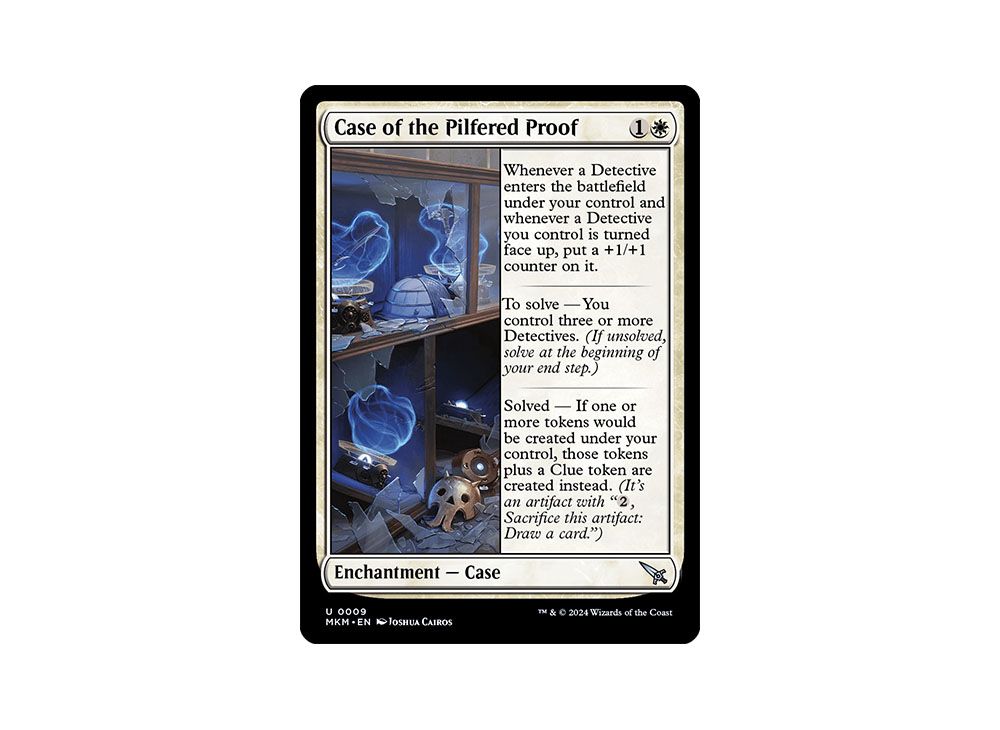 Case of the Pilfered Proof U :Foil [MKM 0009] [EN](Murders at Karlov ...