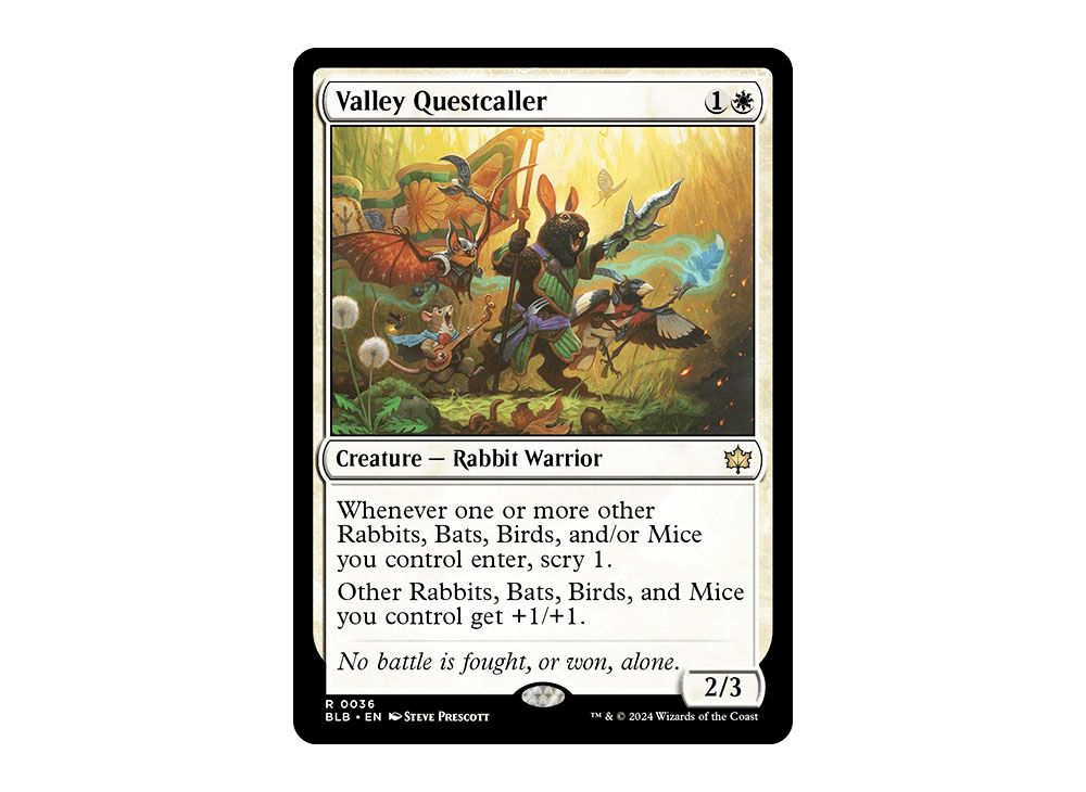 Valley Questcaller R :Foil [BLB 0036] [EN](Bloomburrow) | SNKRDUNK
