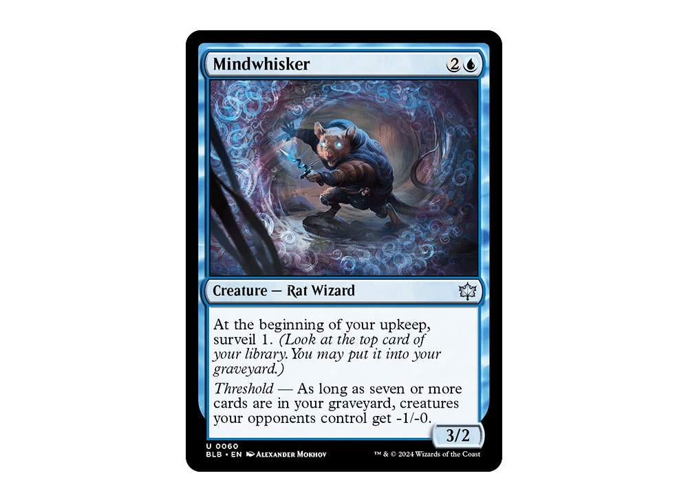 Mindwhisker U :Foil [BLB 0060] [EN](Bloomburrow) | SNKRDUNK