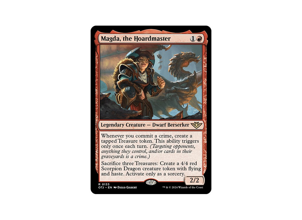 Magda the Hoardmaster R :Foil [OTJ 0133] [EN](Outlaws of Thunder ...