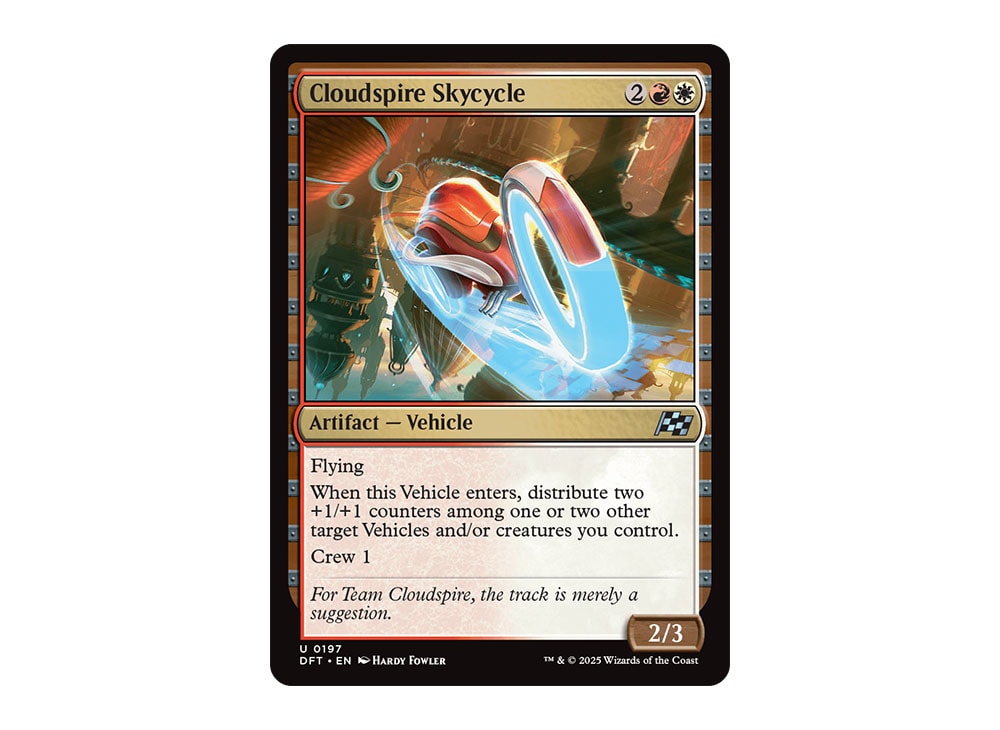 Cloudspire Skycycle U :Foil [DFT 0197] [EN](Aetherdrift) | SNKRDUNK