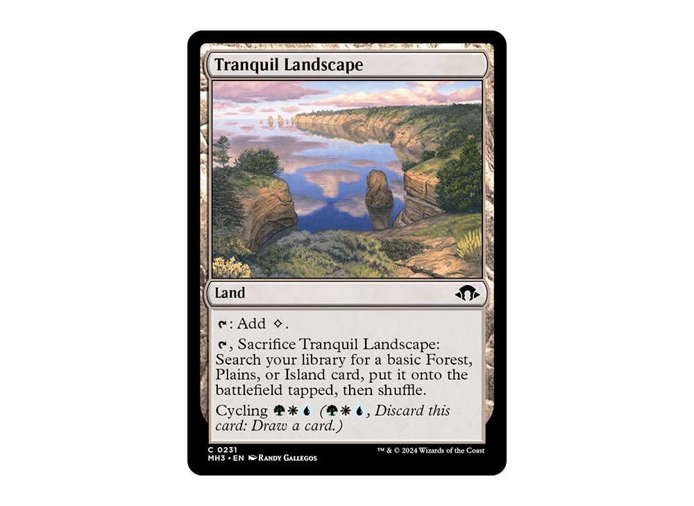 Tranquil Landscape C :Foil [MH3 0231] [EN](Modern Horizons 3) | SNKRDUNK
