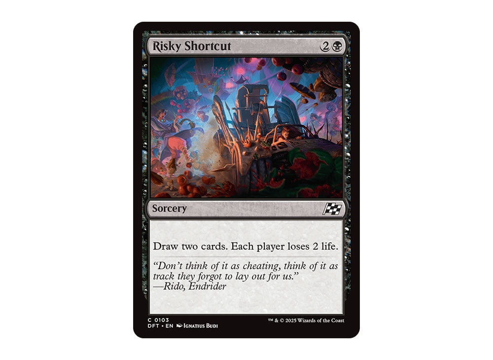 Risky Shortcut C :Foil [DFT 0103] [EN](Aetherdrift) | SNKRDUNK