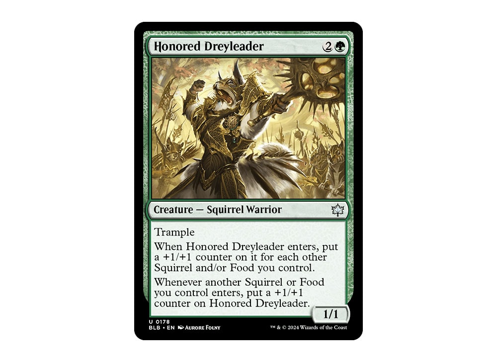Honored Dreyleader U :Foil [BLB 0178] [EN](Bloomburrow) | SNKRDUNK