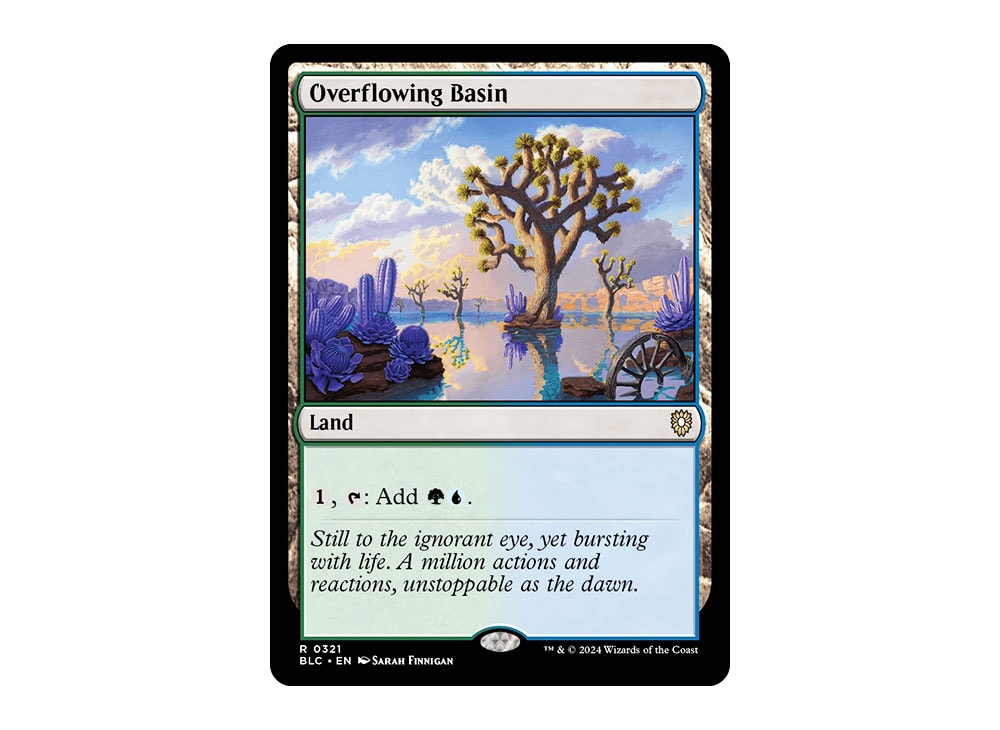 Overflowing Basin R [BLC 0321] [EN](Bloomburrow) | SNKRDUNK