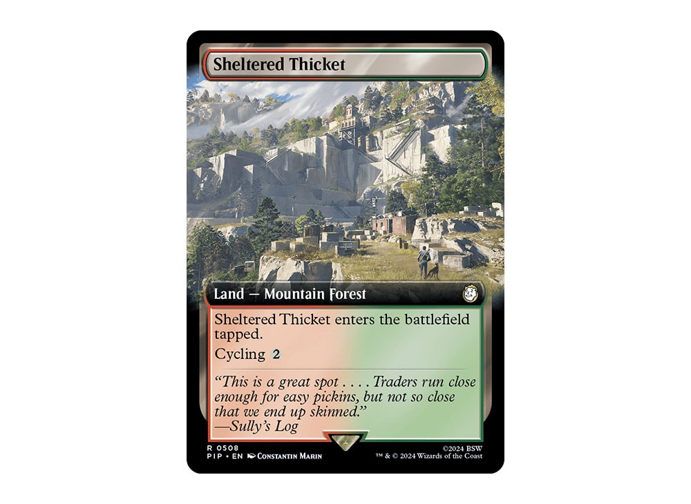 Sheltered Thicket R :Foil [PIP 0508] [EN](Fallout) | SNKRDUNK