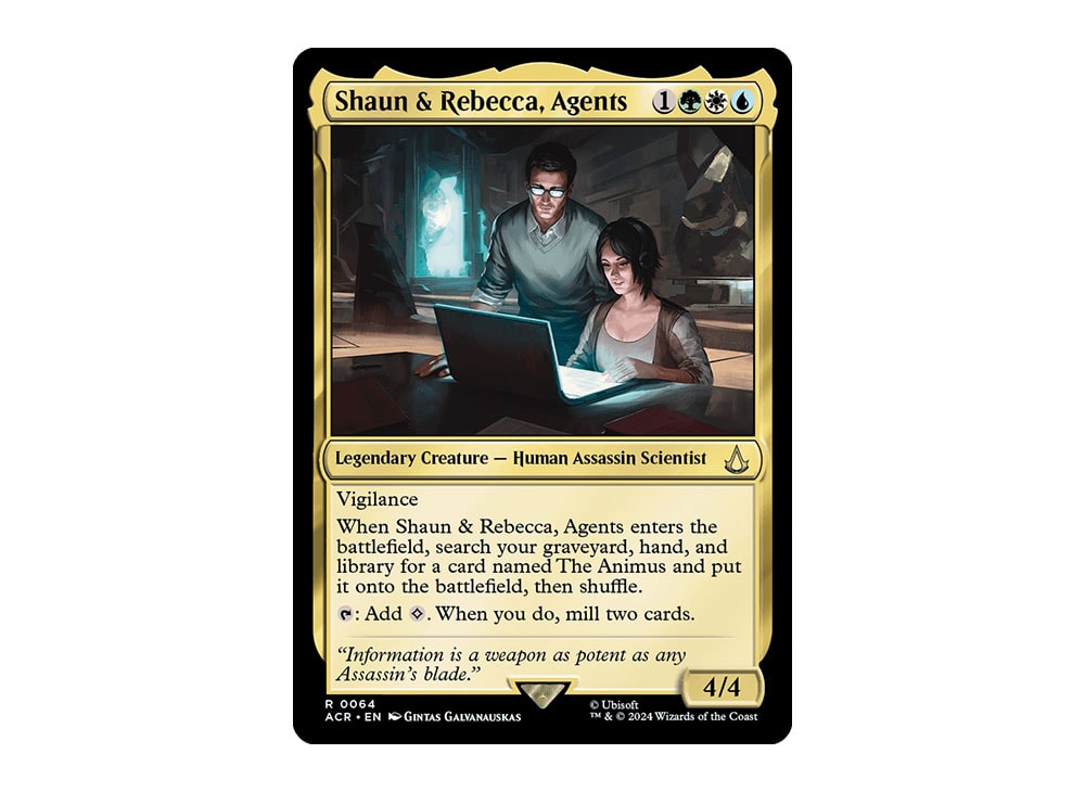 Shaun & Rebecca Agents R :Foil [ACR 0064] [EN](ASSASSIN'S CREED) | SNKRDUNK