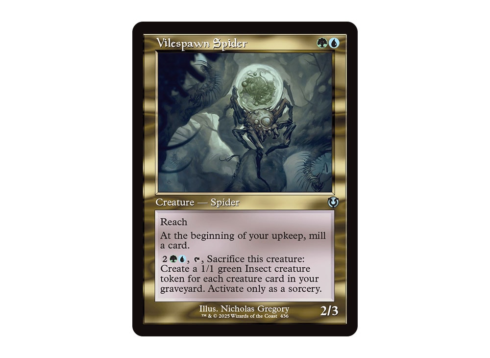 Vilespawn Spider U :Foil :Retro Frame [INR 436] [EN](Innistrad ...
