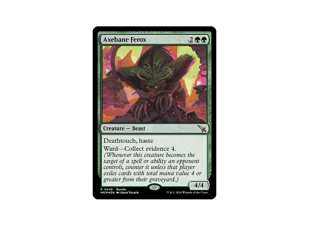 Axebane Ferox R :Foil [MKM 0428] [EN](Murders at Karlov Manor) | SNKRDUNK