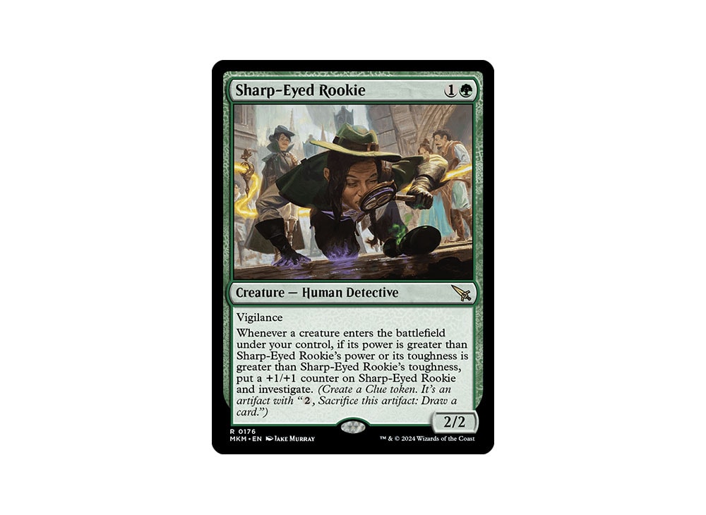 Sharp-Eyed Rookie R :Foil [MKM 0176] [EN](Murders at Karlov Manor ...