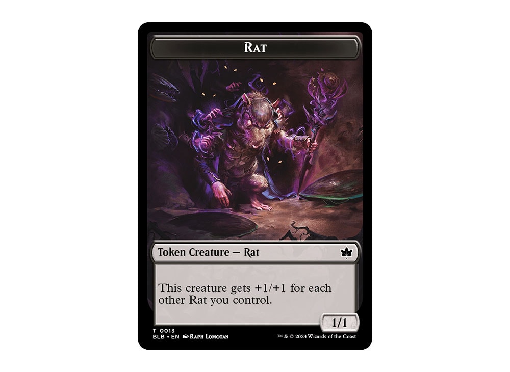 Rat Token T :Foil [BLB 0013] [EN](Bloomburrow) | SNKRDUNK