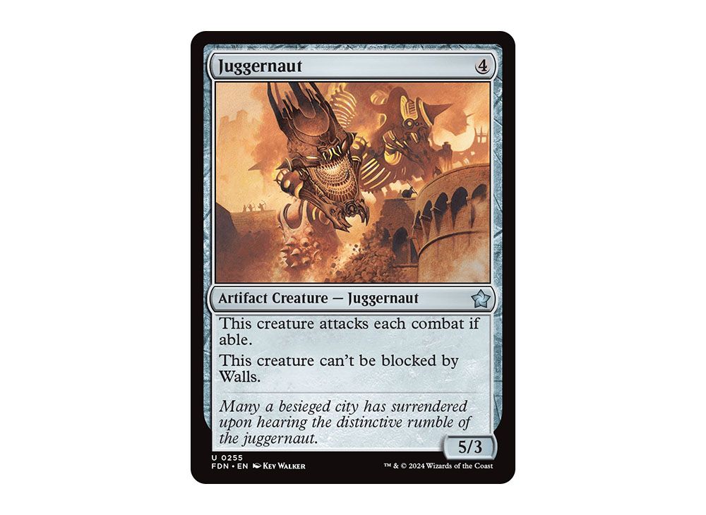 Juggernaut U :Foil [FDN 0255] [EN](Foundations) | SNKRDUNK