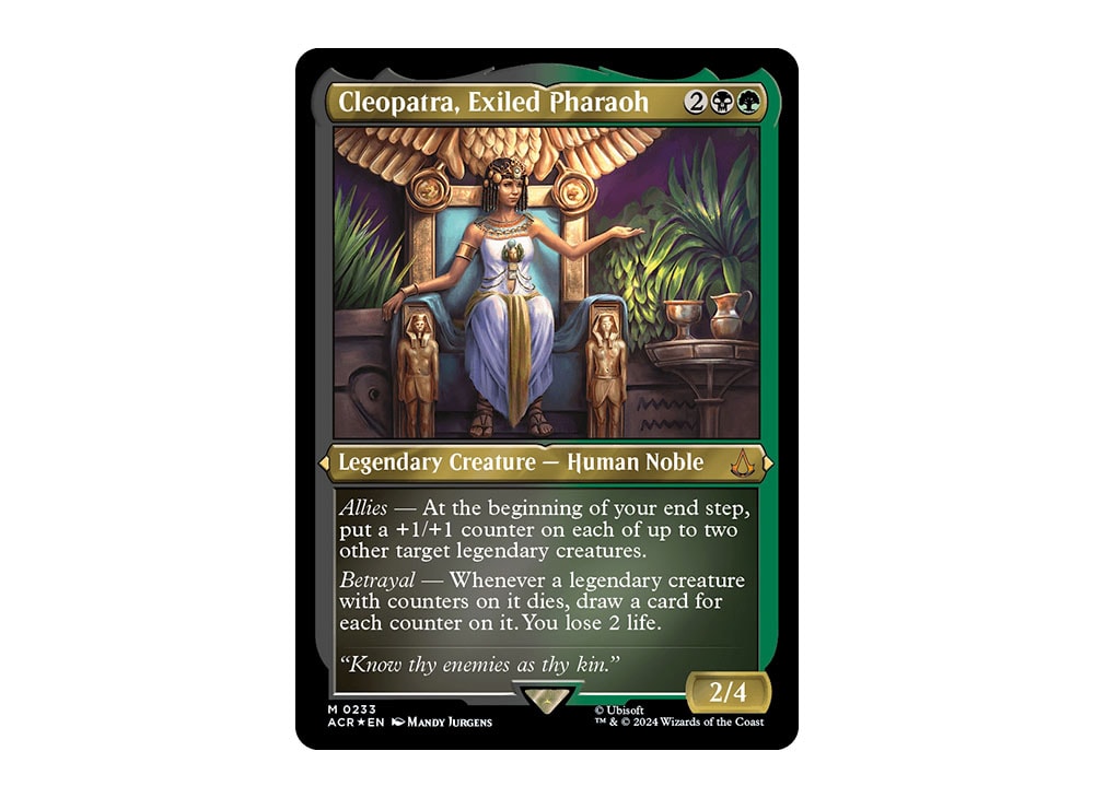 Cleopatra Exiled Pharaoh M :Foil [ACR 0233] [EN](ASSASSIN'S CREED ...