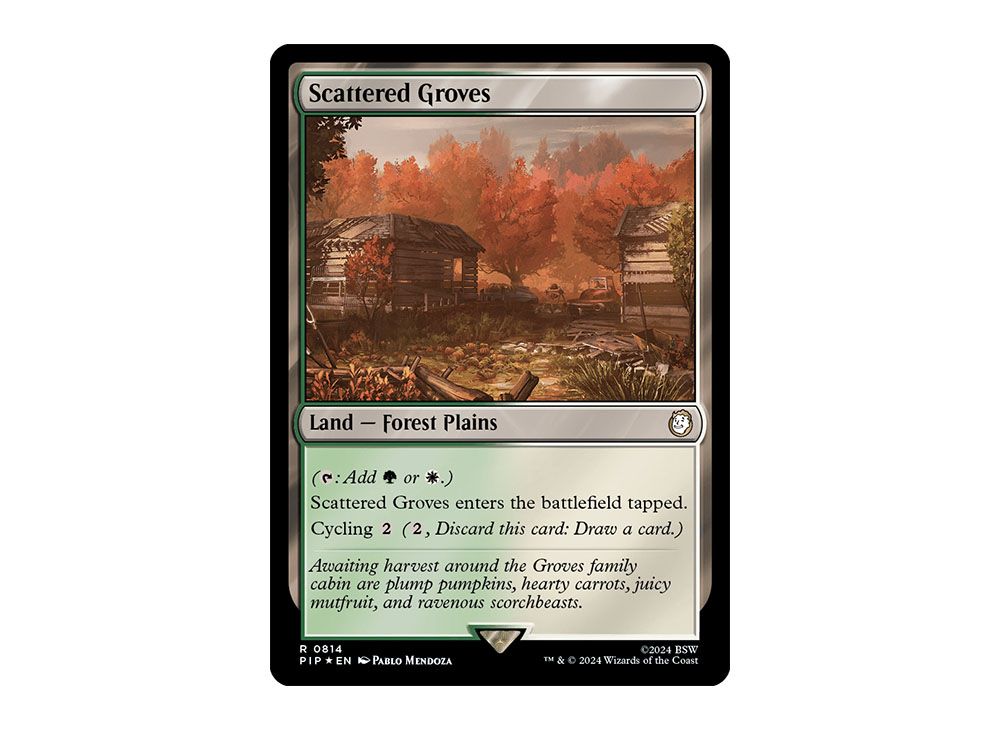 Scattered Groves R :Foil [PIP 0814] [EN](Fallout) | SNKRDUNK