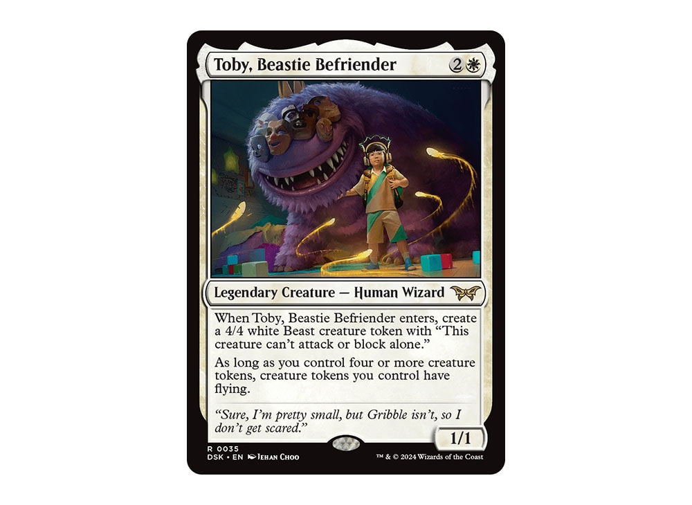 Toby Beastie Befriender R :Foil [DSK 0035] [EN](Duskmourn : House of ...