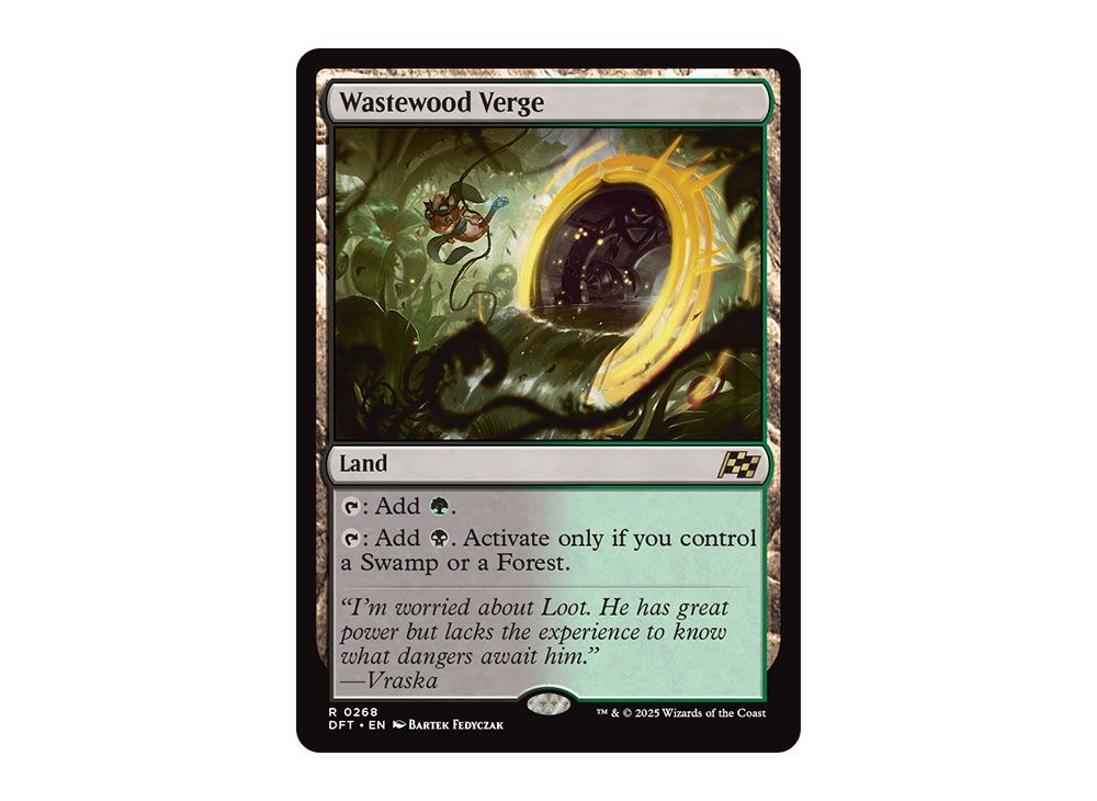 Wastewood Verge R :Foil [DFT 0268] [EN](Aetherdrift) | SNKRDUNK