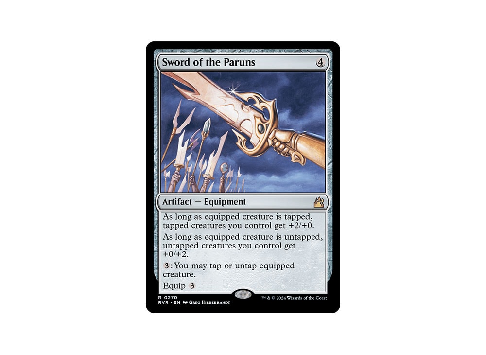 Sword of the Paruns R :Foil [RVR 0270] [EN](Ravnica Remastered) | SNKRDUNK