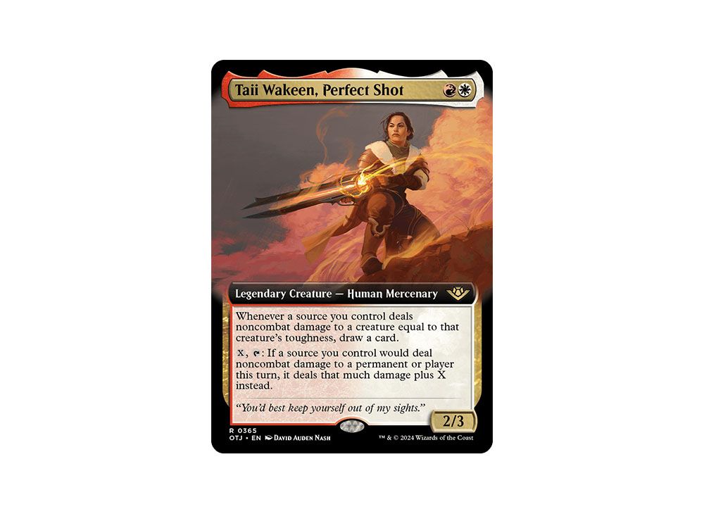 Taii Wakeen Perfect Shot R :Foil [OTJ 0365] [EN](Outlaws of Thunder ...