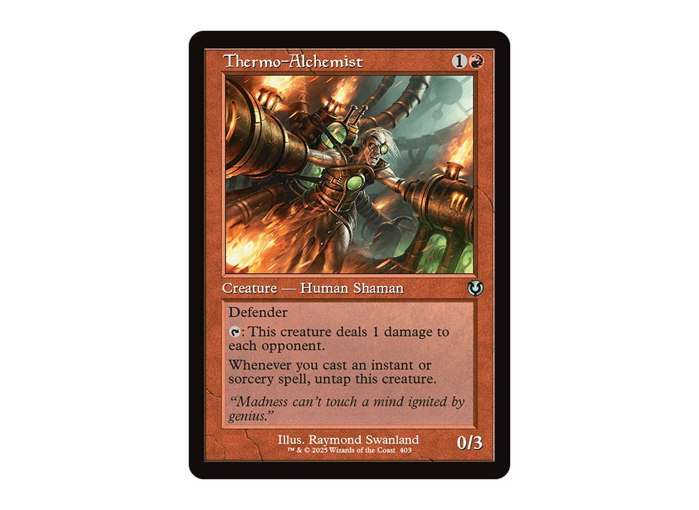 Thermo-Alchemist U :Foil :Retro Frame [INR 403] [EN](Innistrad ...