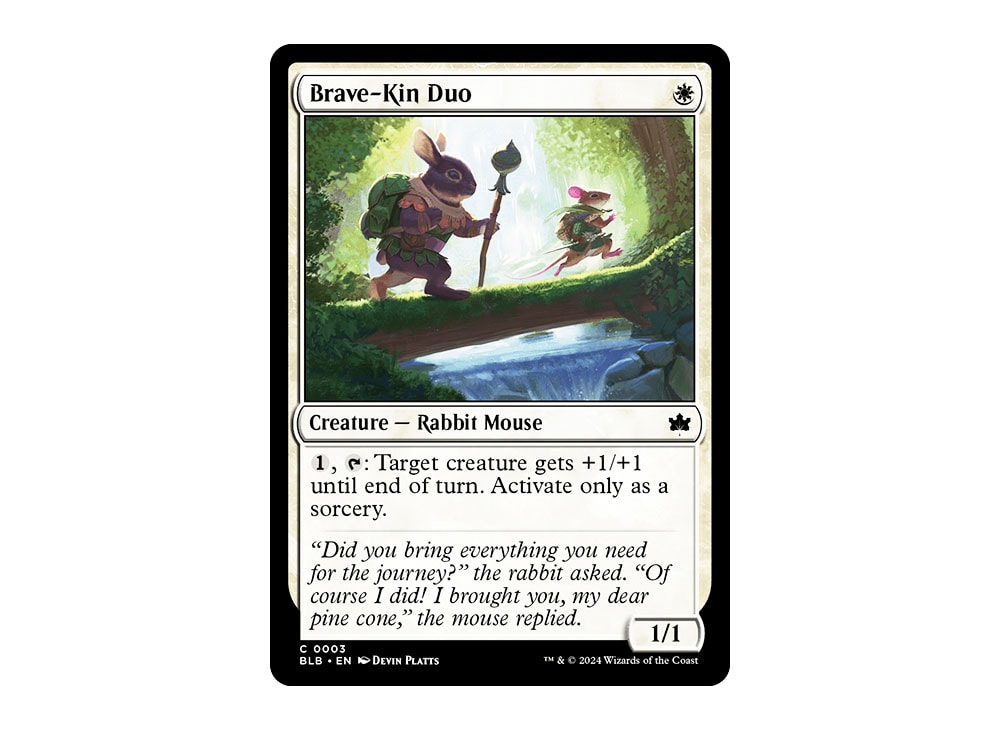 Brave-Kin Duo C :Foil [BLB 0003] [EN](Bloomburrow) | SNKRDUNK
