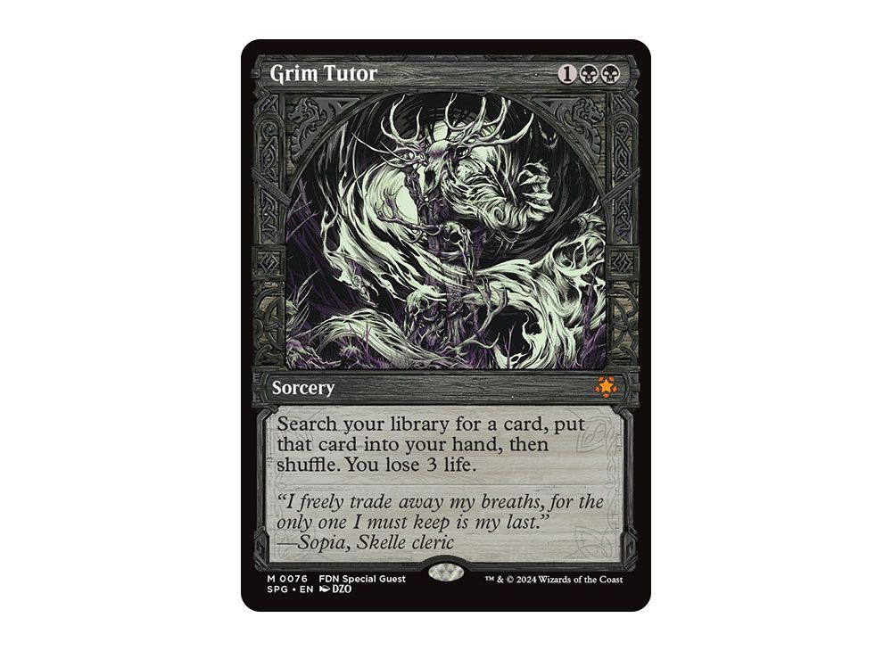 Grim Tutor M :Foil [SPG 0076] [EN](Foundations) | SNKRDUNK
