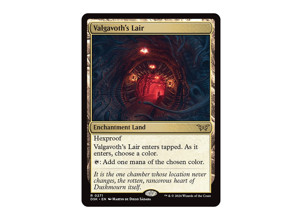 Valgavoth's Lair R :Foil [DSK 0271] [EN](Duskmourn : House of Horror ...