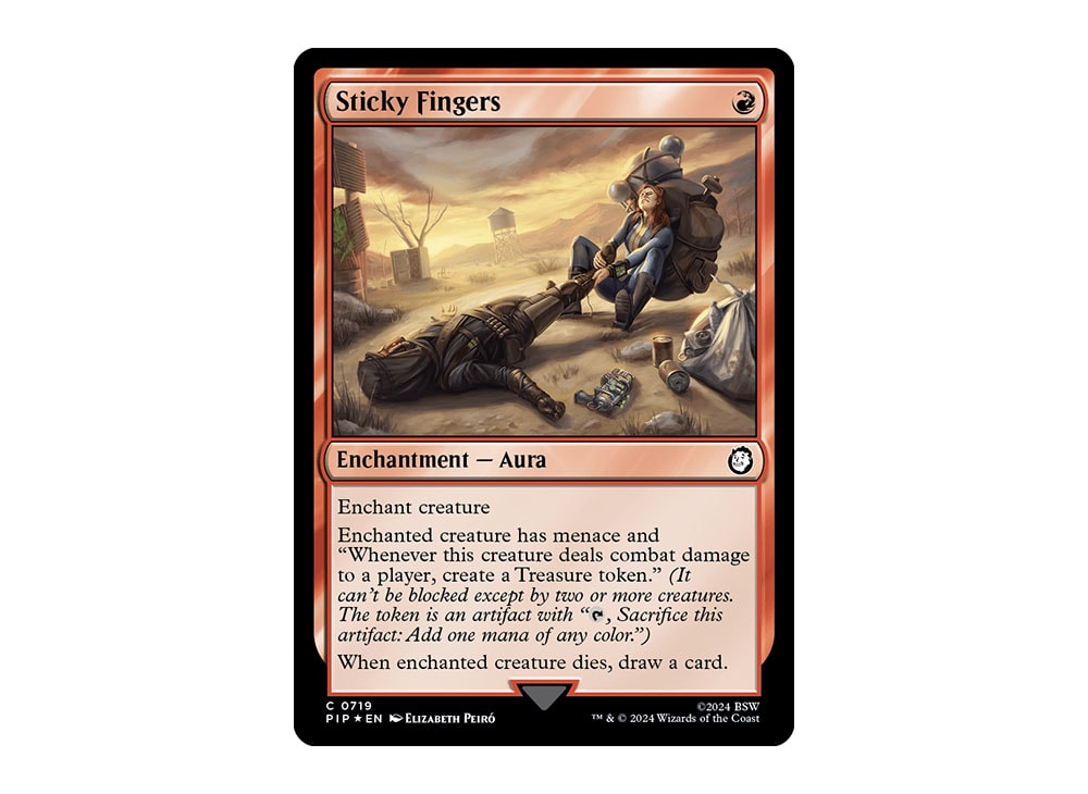 Sticky Fingers C :Foil [PIP 0719] [EN](Fallout) | SNKRDUNK