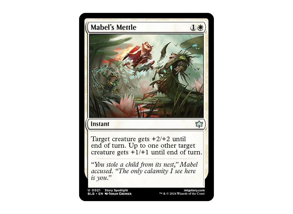 Mabel's Mettle U :Foil [BLB 0021] [EN](Bloomburrow) | SNKRDUNK