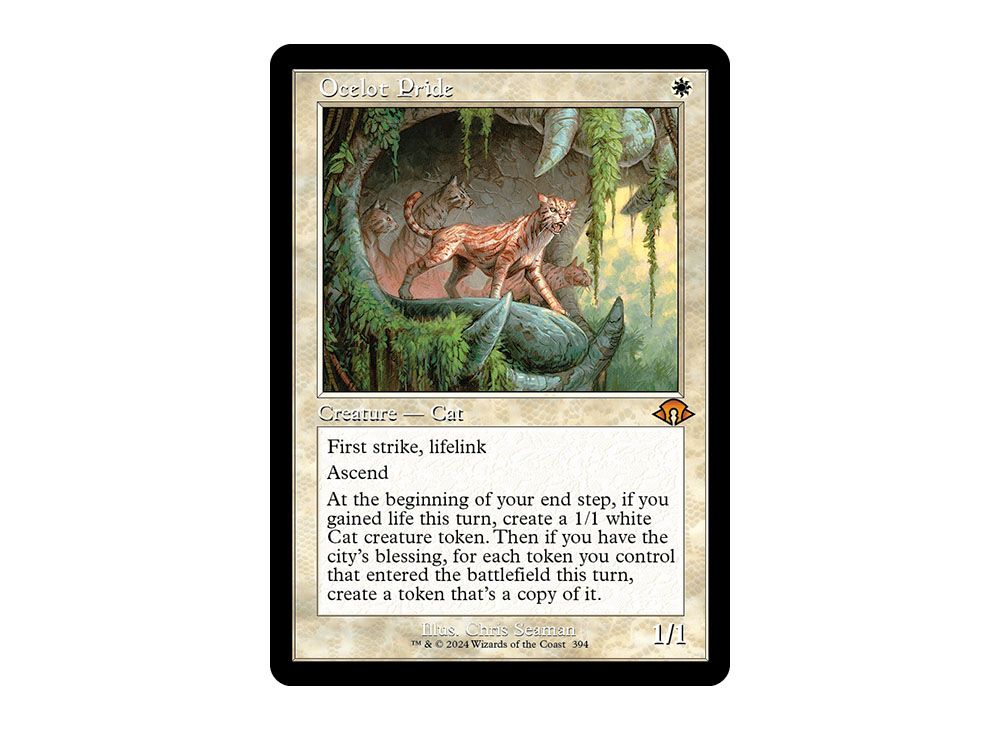 Ocelot Pride M :Foil :Retro Frame [MH3 394] [EN](Modern Horizons 3 ...