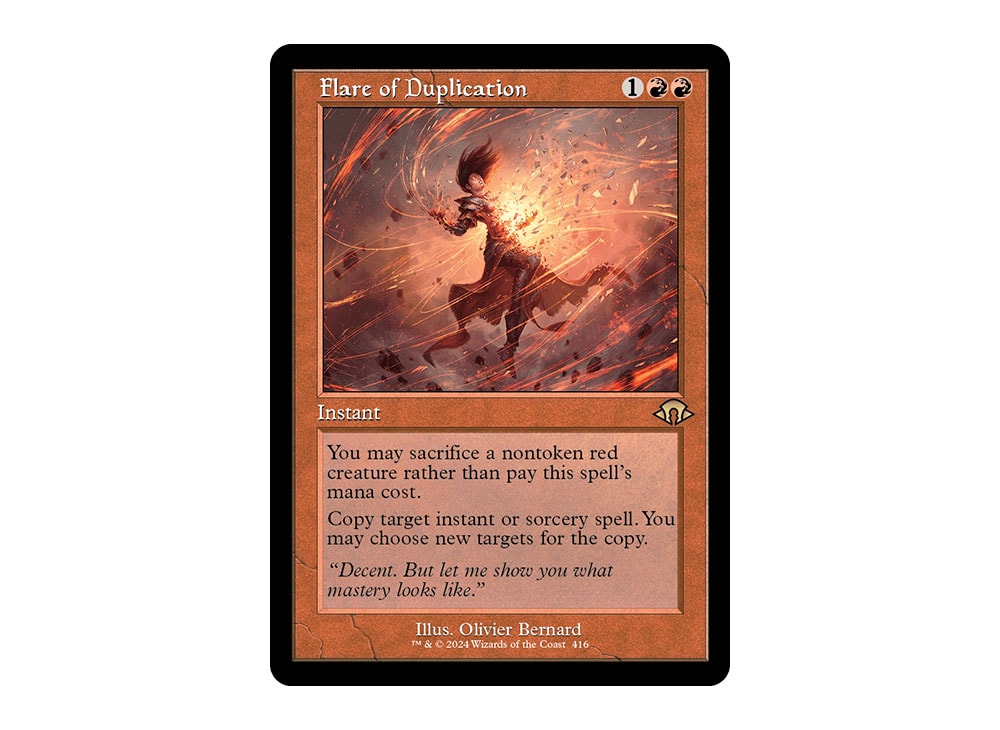 Flare of Duplication R :Foil :Retro Frame [MH3 416] [EN](Modern ...