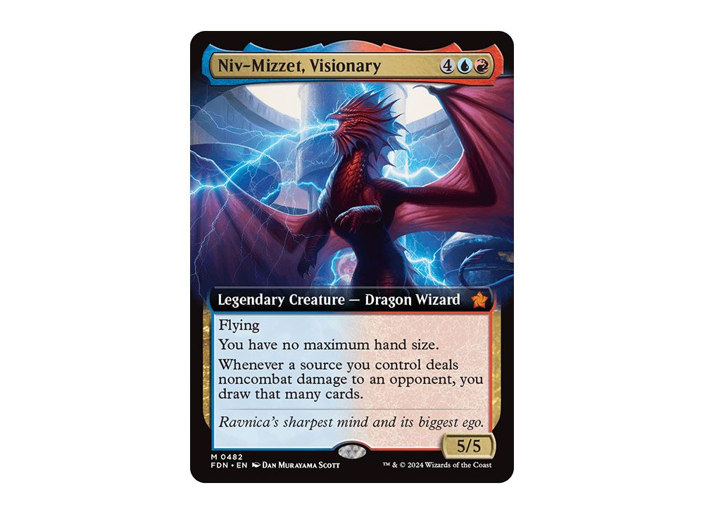Niv-Mizzet Visionary M :Foil [FDN 0482] [EN](Foundations) | SNKRDUNK
