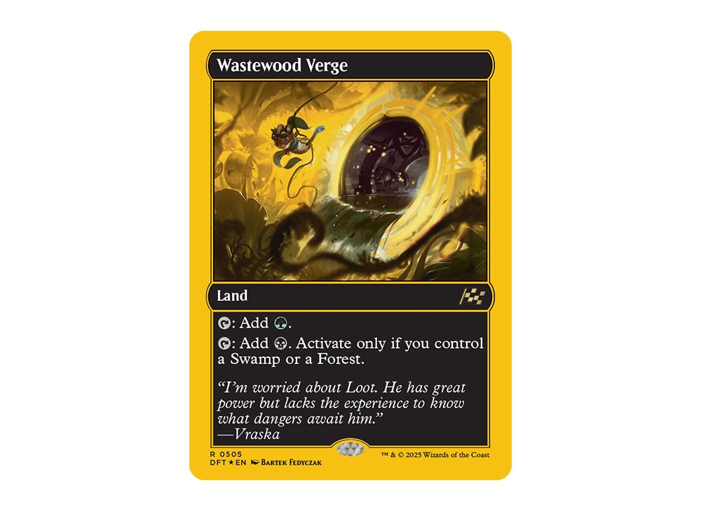 Wastewood Verge R :Foil [DFT 0505] [EN](Aetherdrift) | SNKRDUNK