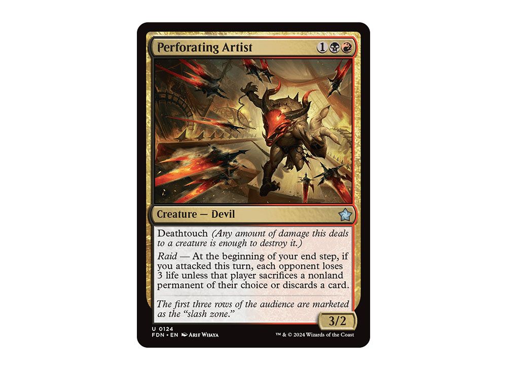 Perforating Artist U :Foil [FDN 0124] [EN](Foundations) | SNKRDUNK