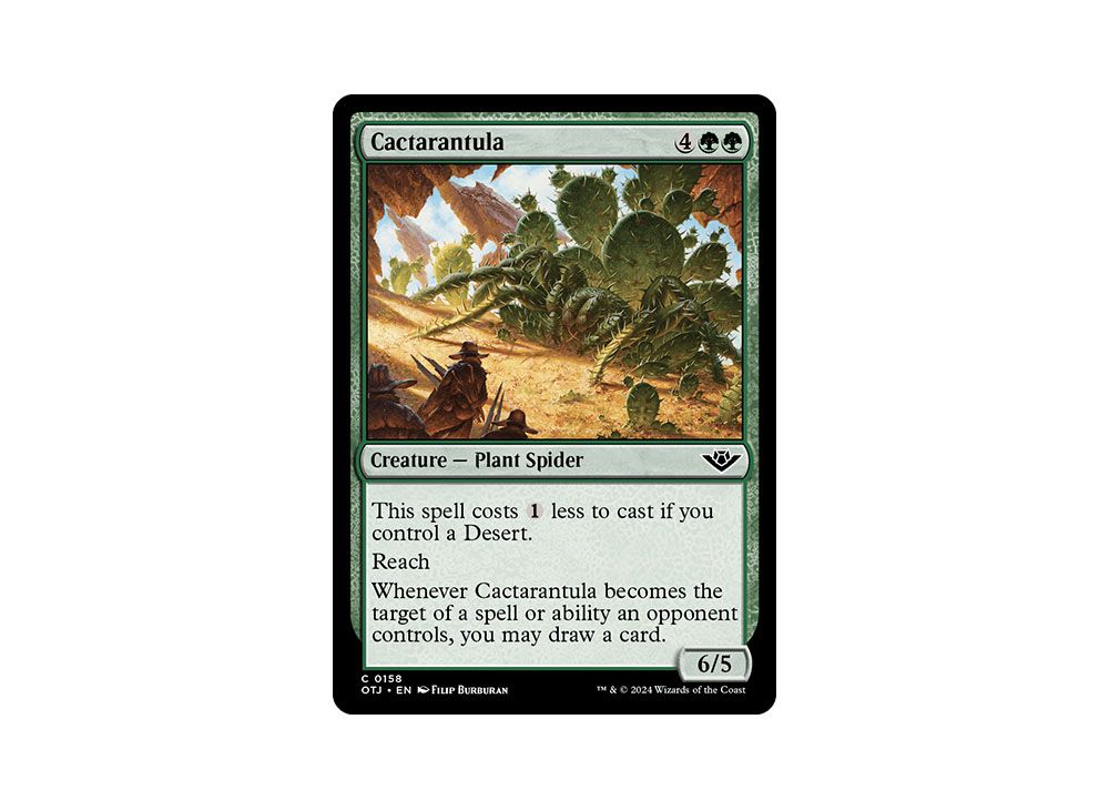 Cactarantula C :Foil [OTJ 0158] [EN](Outlaws of Thunder Junction ...