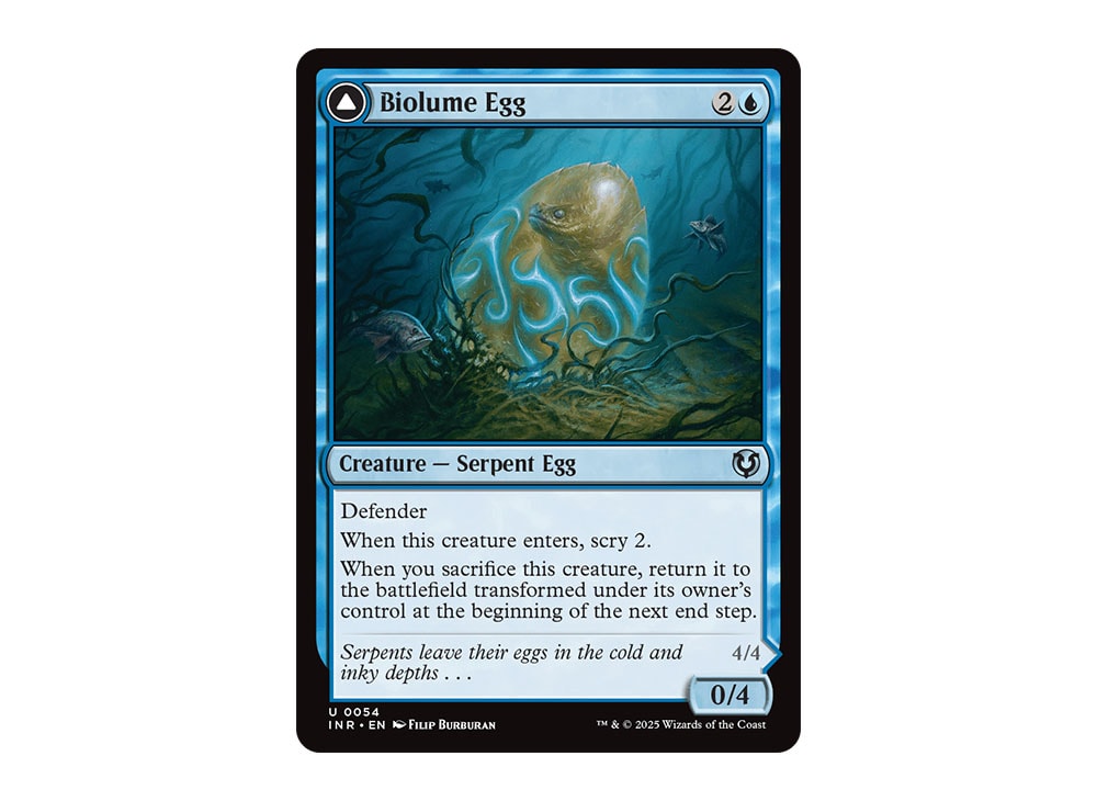 Biolume Egg / Biolume Serpent U :Foil [INR 0054] [EN](Innistrad ...