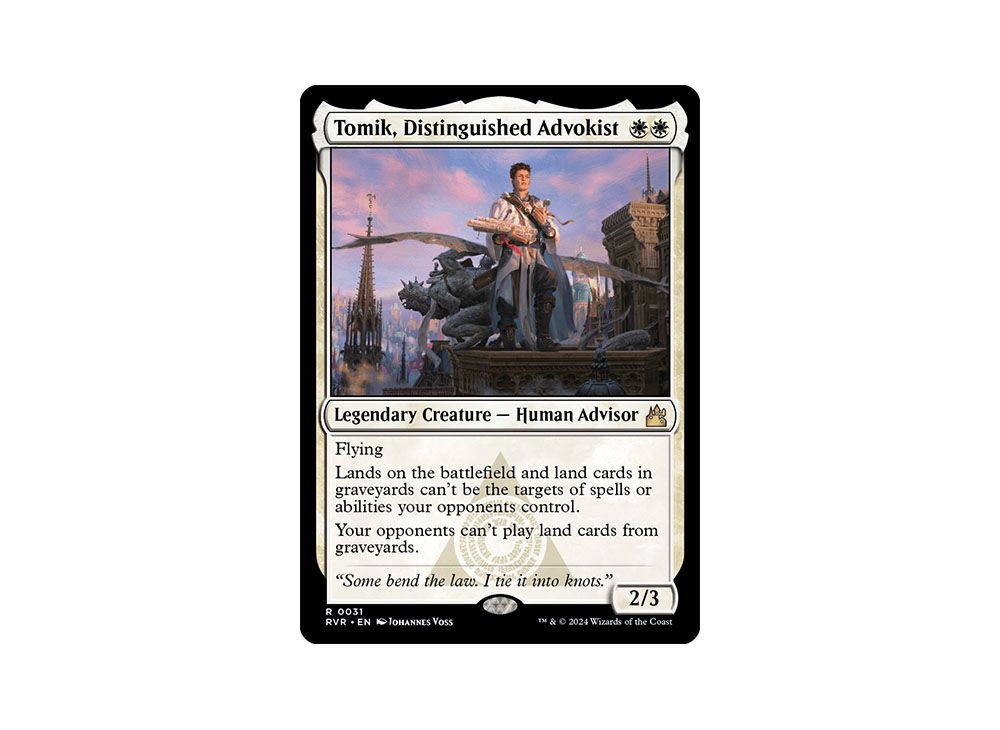 Tomik Distinguished Advokist R :Foil [RVR 0031] [EN](Ravnica Remastered ...