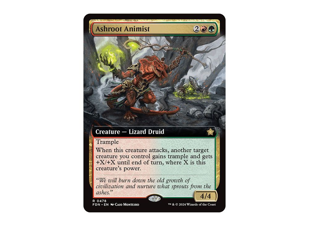 Ashroot Animist R :Foil [FDN 0478] [EN](Foundations) | SNKRDUNK
