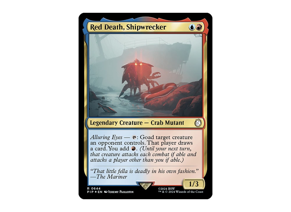 Red Death Shipwrecker R :Foil [PIP 0644] [EN](Fallout) | SNKRDUNK