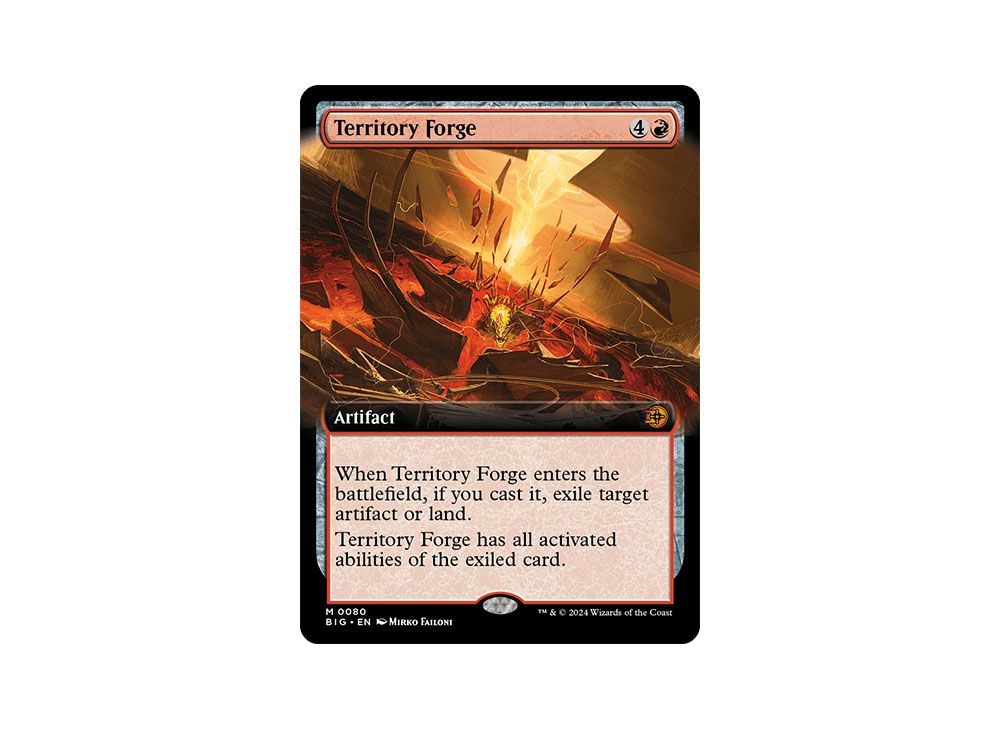 Territory Forge M :Foil [BIG 0080] [EN](Outlaws of Thunder Junction ...