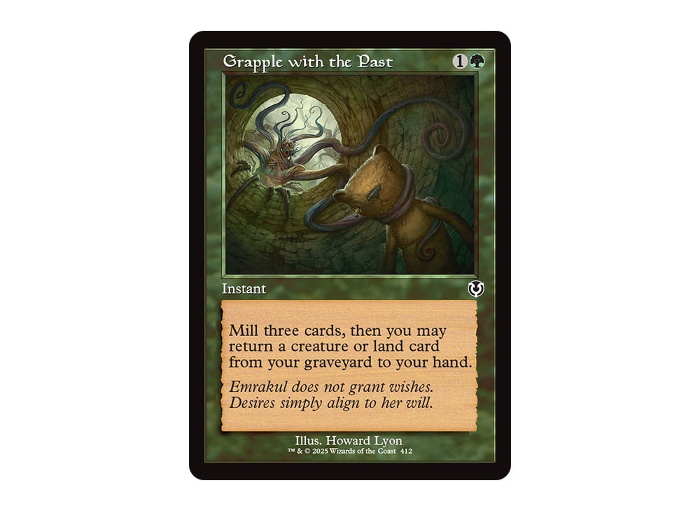 Grapple with the Past C :Foil :Retro Frame [INR 412] [EN](Innistrad ...