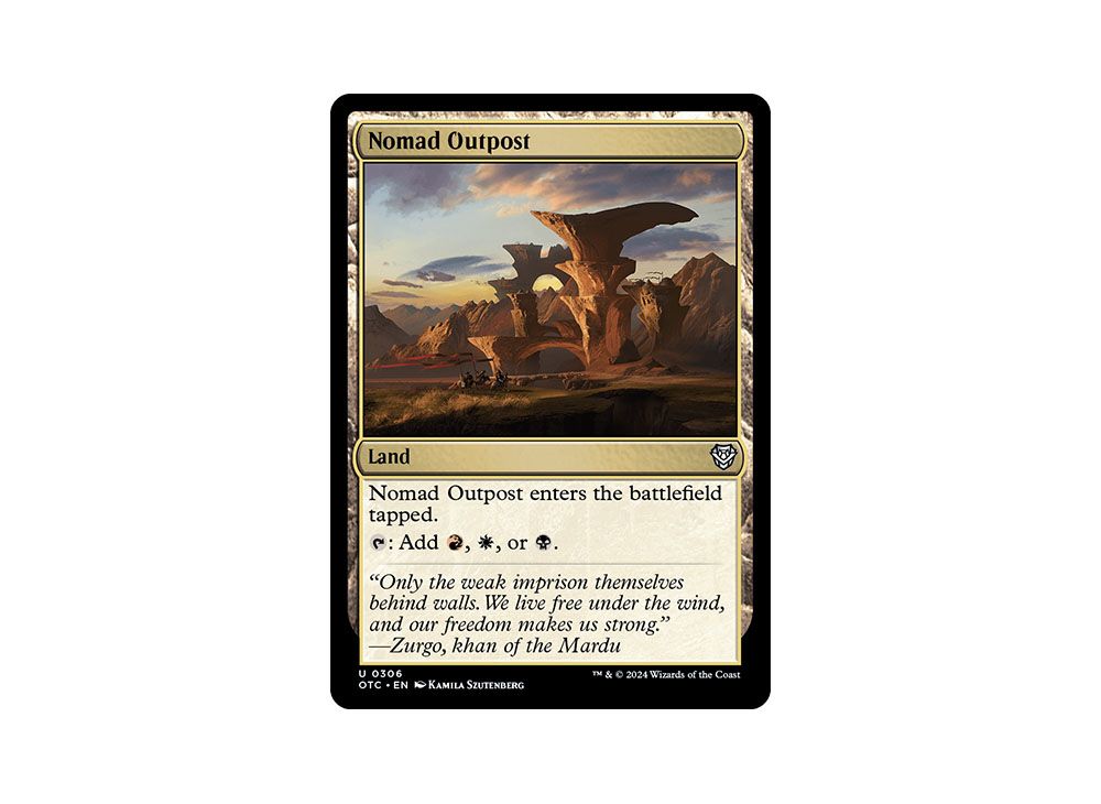 Nomad Outpost U [OTC 0306] [EN](Outlaws of Thunder Junction) | SNKRDUNK