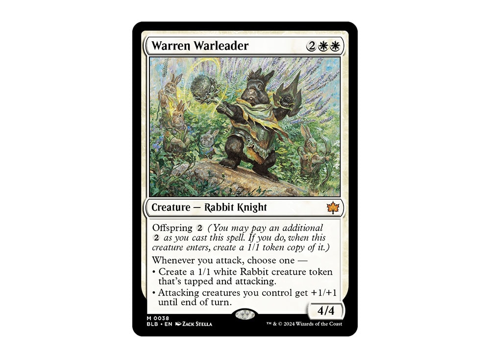 Warren Warleader M :Foil [BLB 0038] [EN](Bloomburrow) | SNKRDUNK
