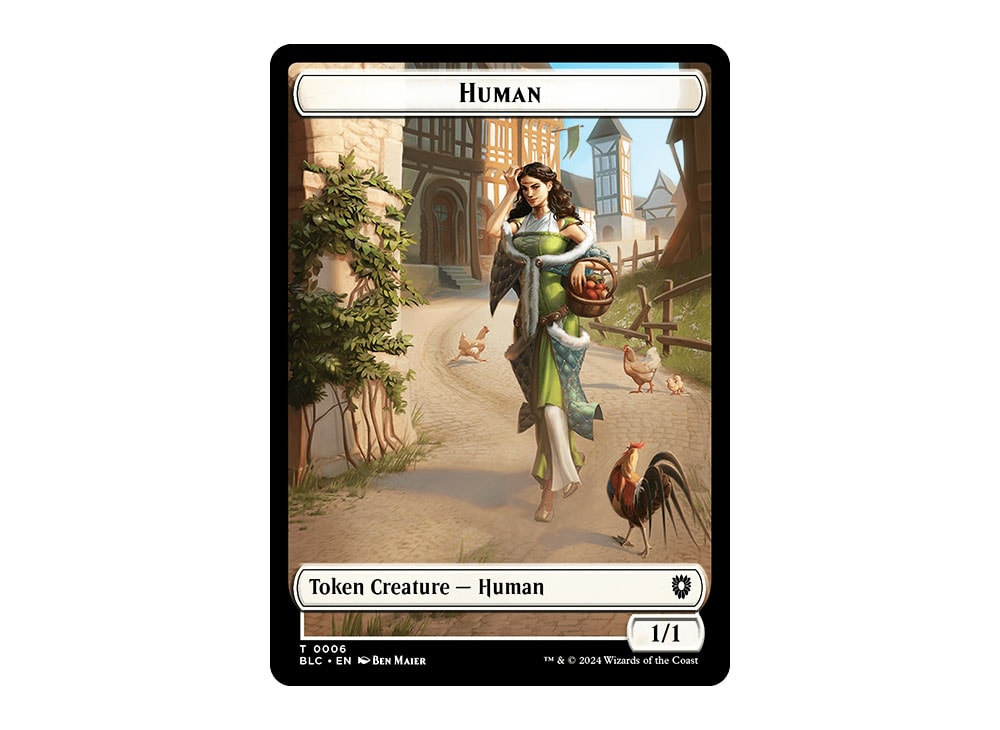 Human / Soldier Token T [BLC 0006] [EN](Bloomburrow) | SNKRDUNK