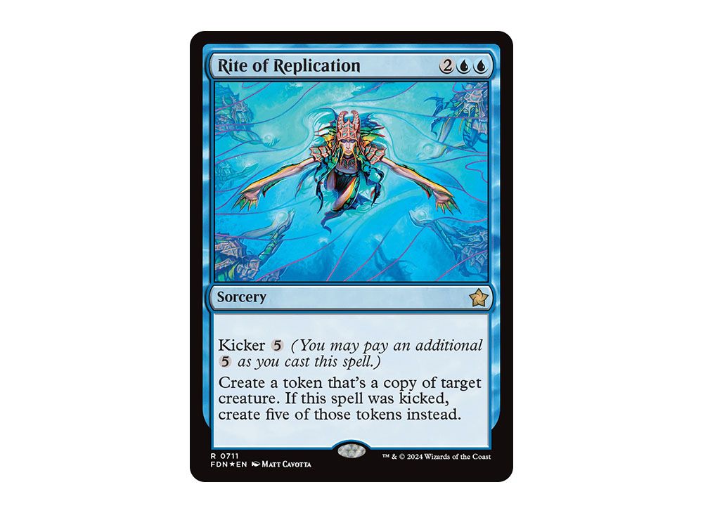 Rite of Replication R :Foil [FDN 0711] [EN](Foundations) | SNKRDUNK