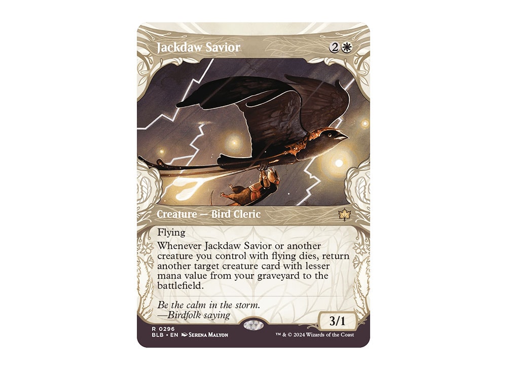 Jackdaw Savior R :Foil [BLB 0296] [EN](Bloomburrow) | SNKRDUNK
